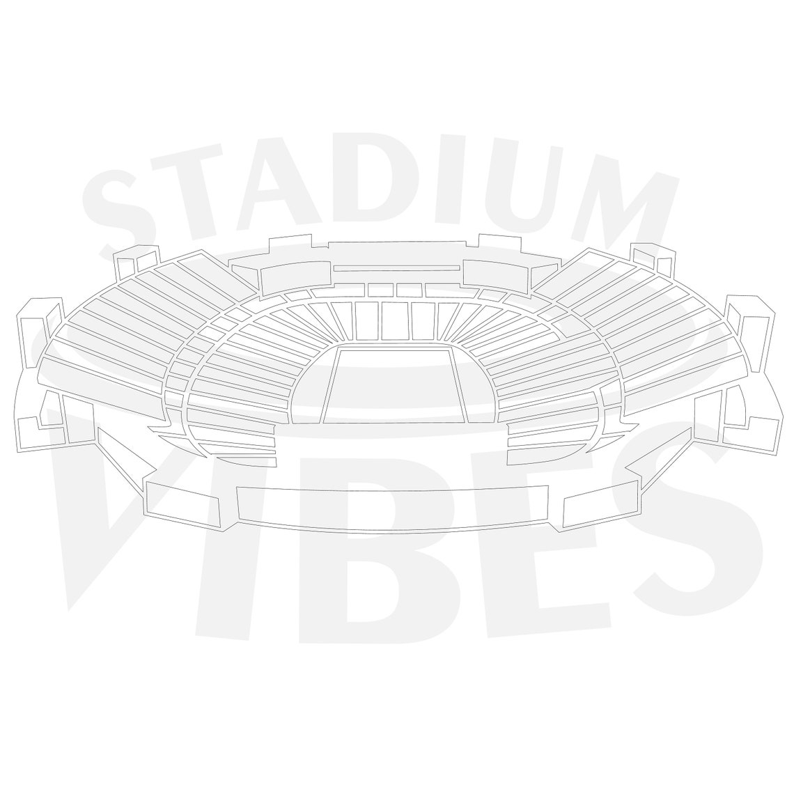 Buffalo Stadium Laser Cut File, Stadium Wall Decor, Buffalo Football ...