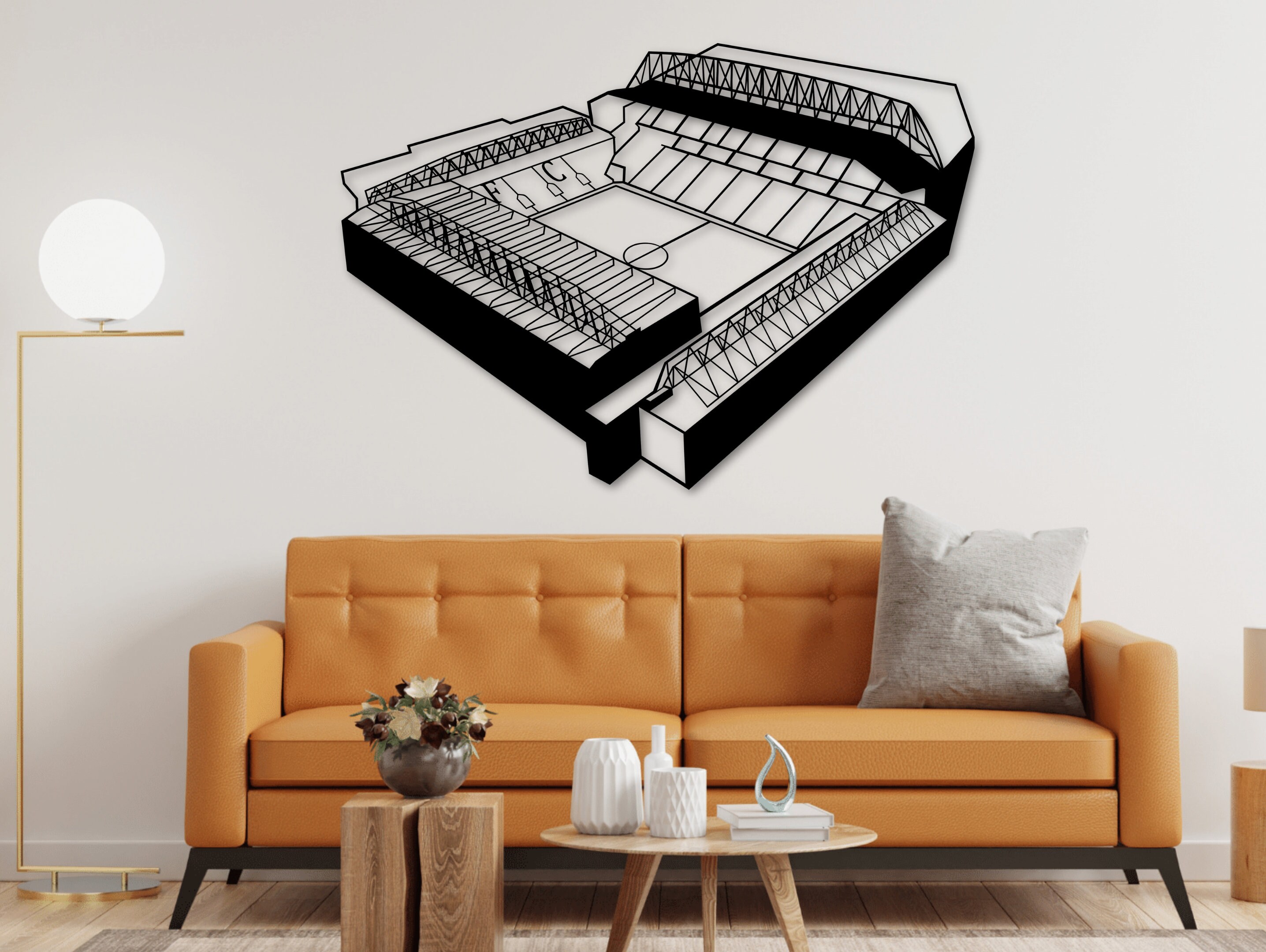 Liverpool Stadium Laser Cut File, Stadium Wall Decor, Liverpool ...
