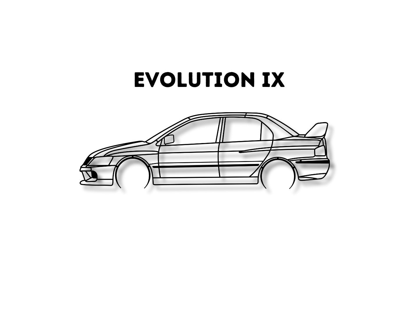 DXF for Laser Cutting Files, Laser Cut Car Silhouette, Digital Vector ...