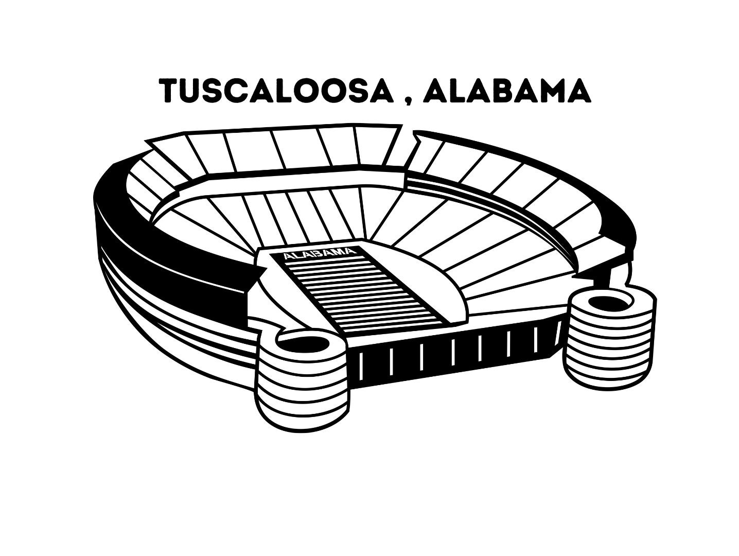 Football Stands Clip Art