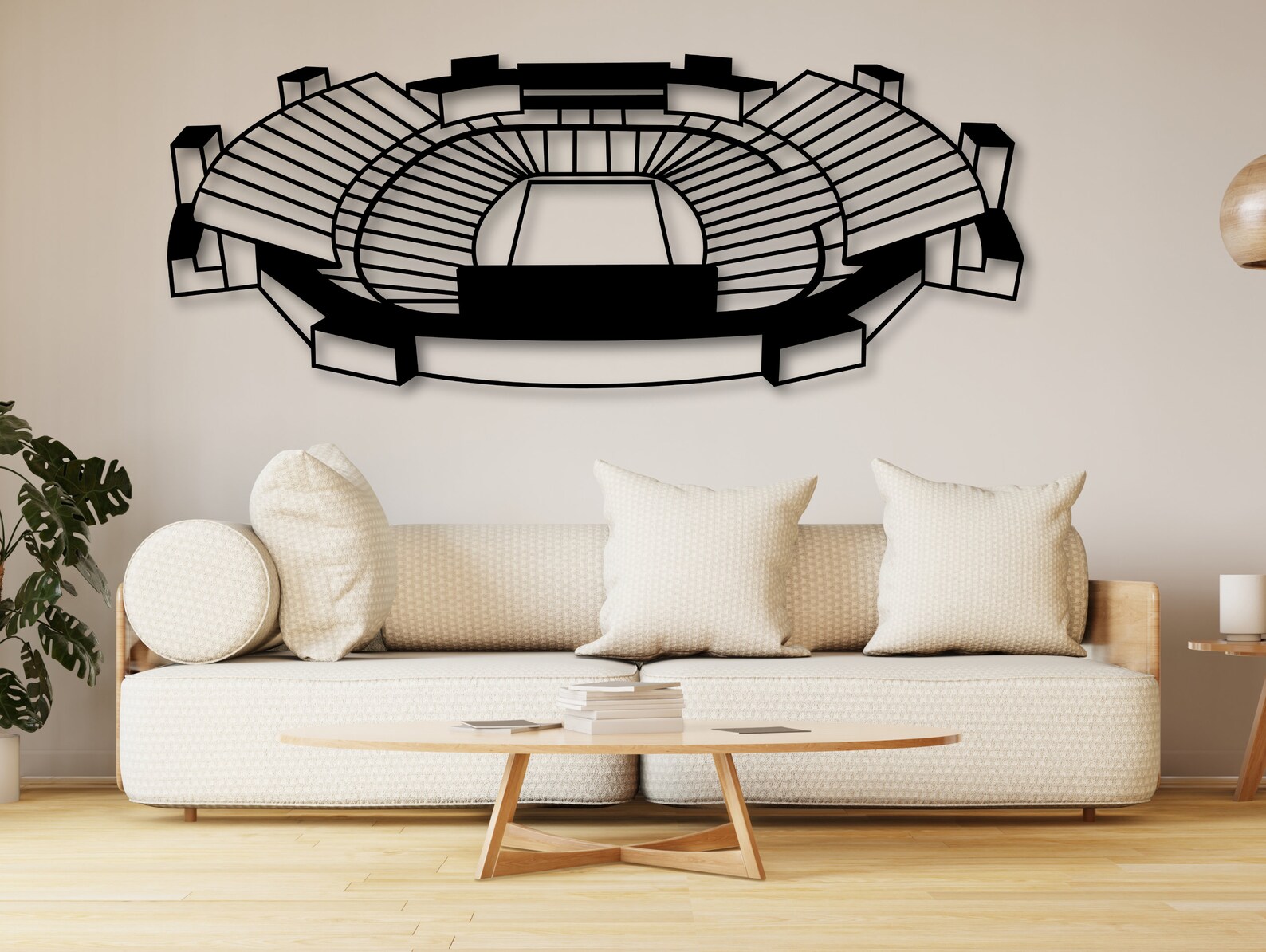 Buffalo Stadium Laser Cut File, Stadium Wall Decor, Buffalo Football ...
