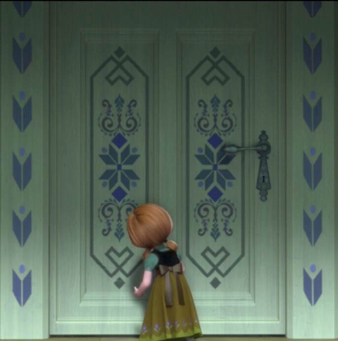 Elsa and Anna Door Pack. - Etsy