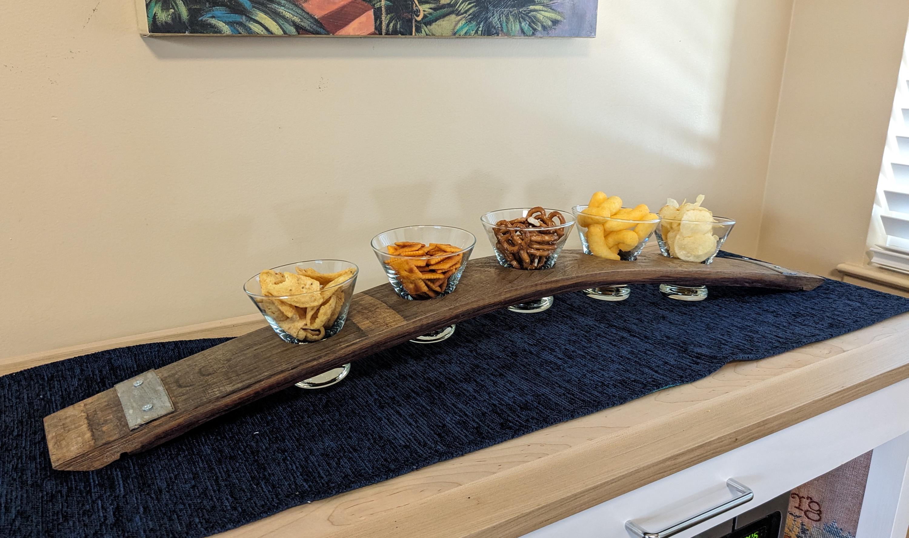 Wine Barrel Snack Centerpiece, Fall Snack Wine Barrel Tray, Wine Barrel ...