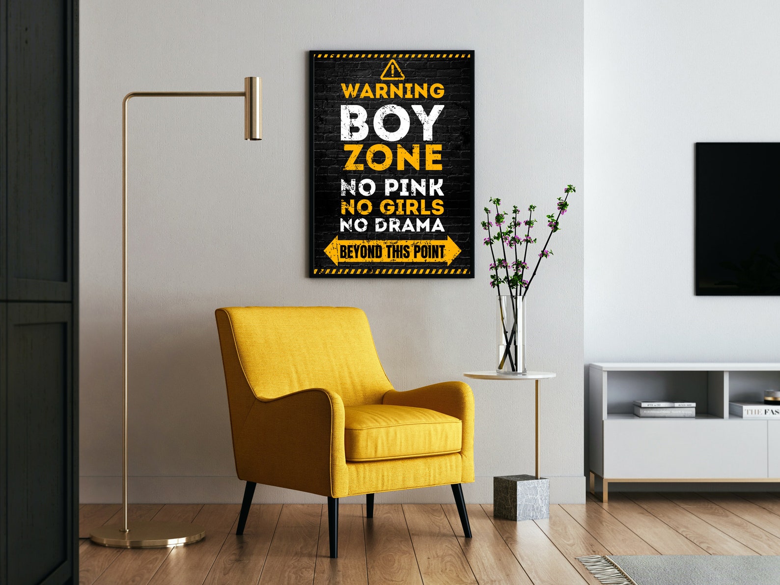 Man Cave Printable Wall Poster | Boy's or Men's Room Decor | Game Room ...