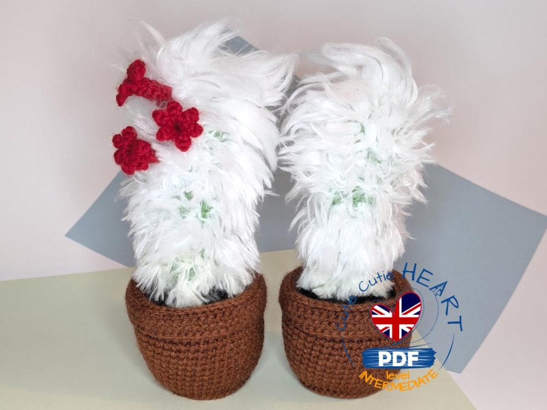 Amigurumi Cactus Old Man Crochet Pattern - Instant PDF Download - Cute ...