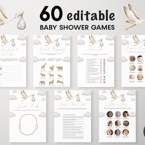 Stork Baby Shower - Etsy