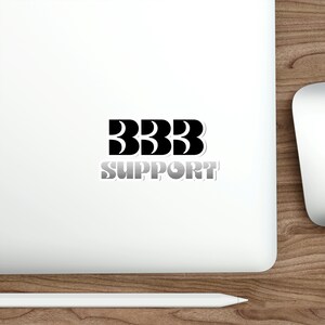 333 Support | Angel Number Stickers | Water-resistant Vinyl | Indoor ...