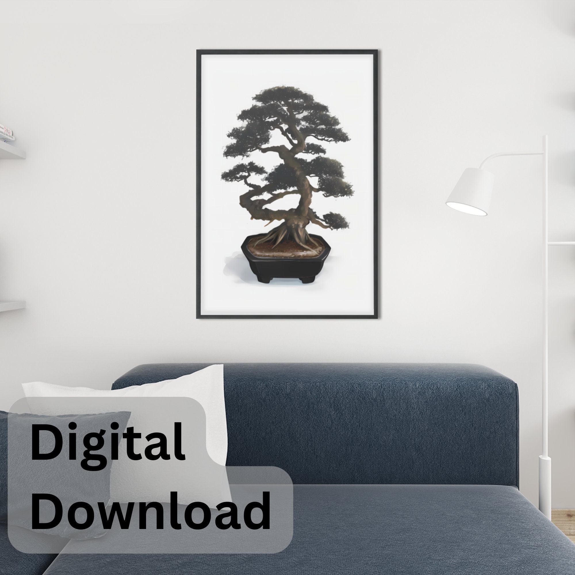 Bonsai Tree Print Bonsai Tree Poster Tree Print Nature Print Home Wall ...