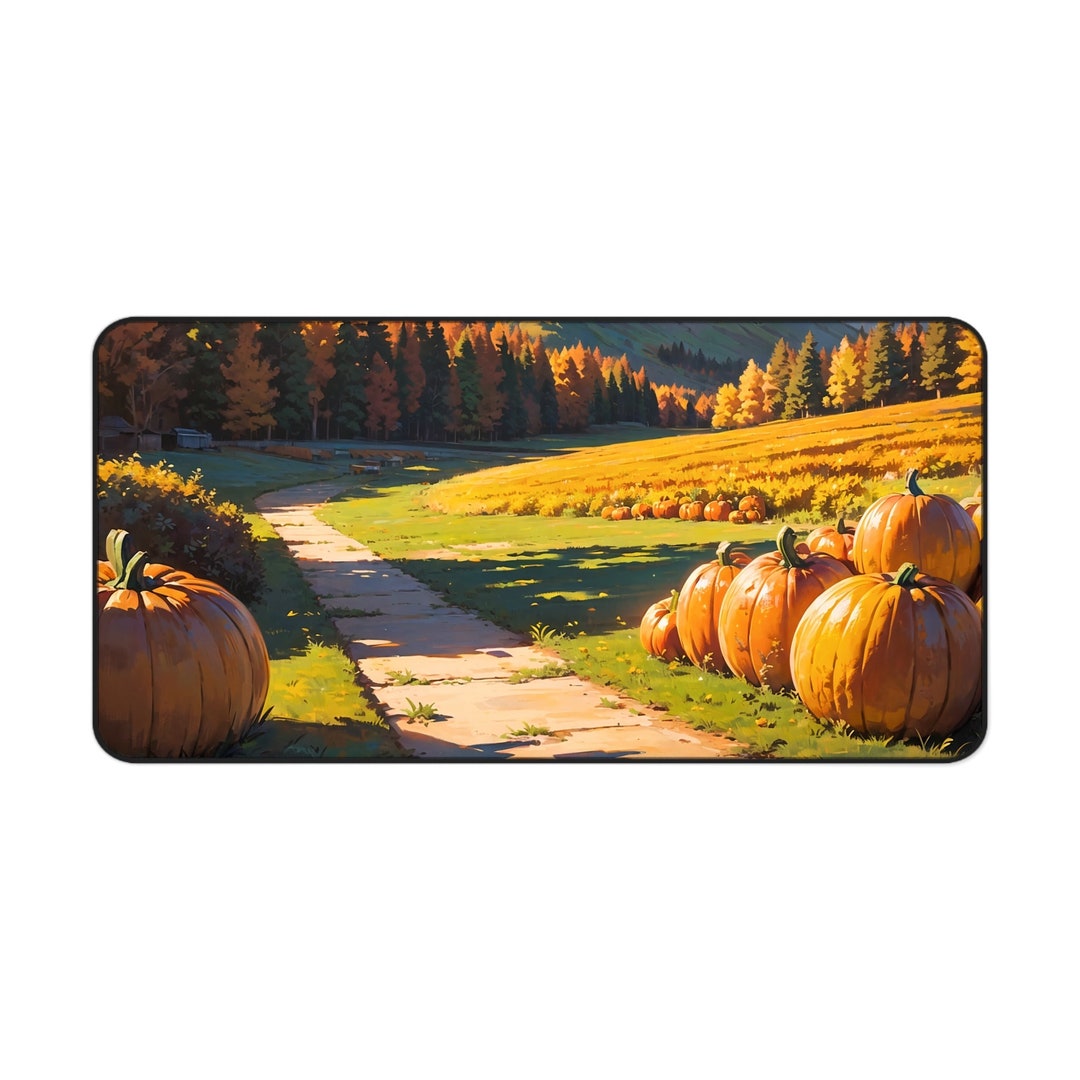 Pumpkin Patch Gaming Desk Mat - Etsy