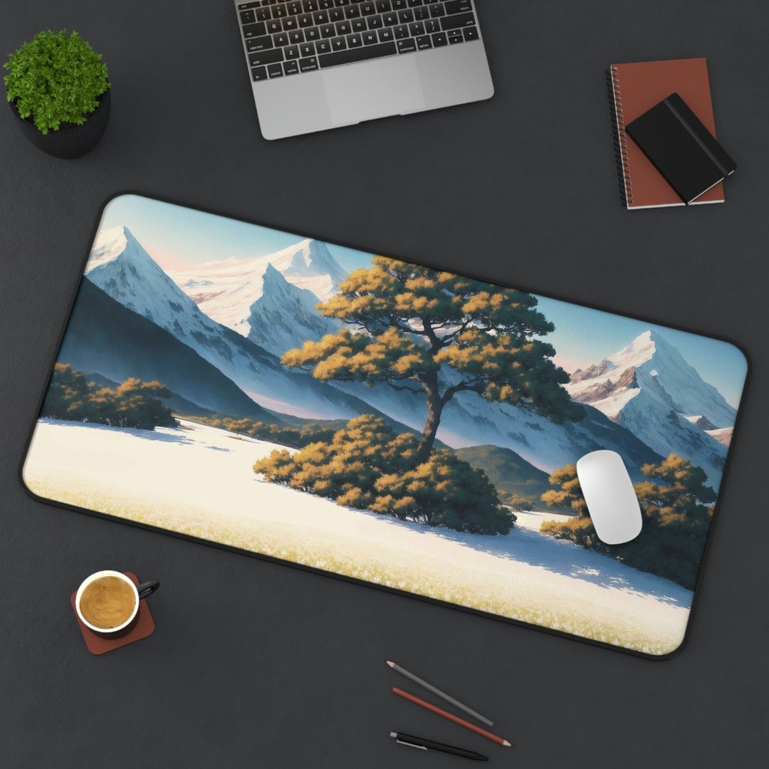 Nature Bonsai Tree Mountain Gaming Mousepad - Etsy
