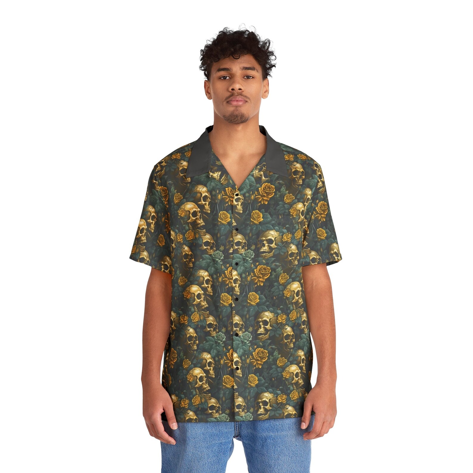Skull Button up | Premium Shirt | Fall Collection - Etsy