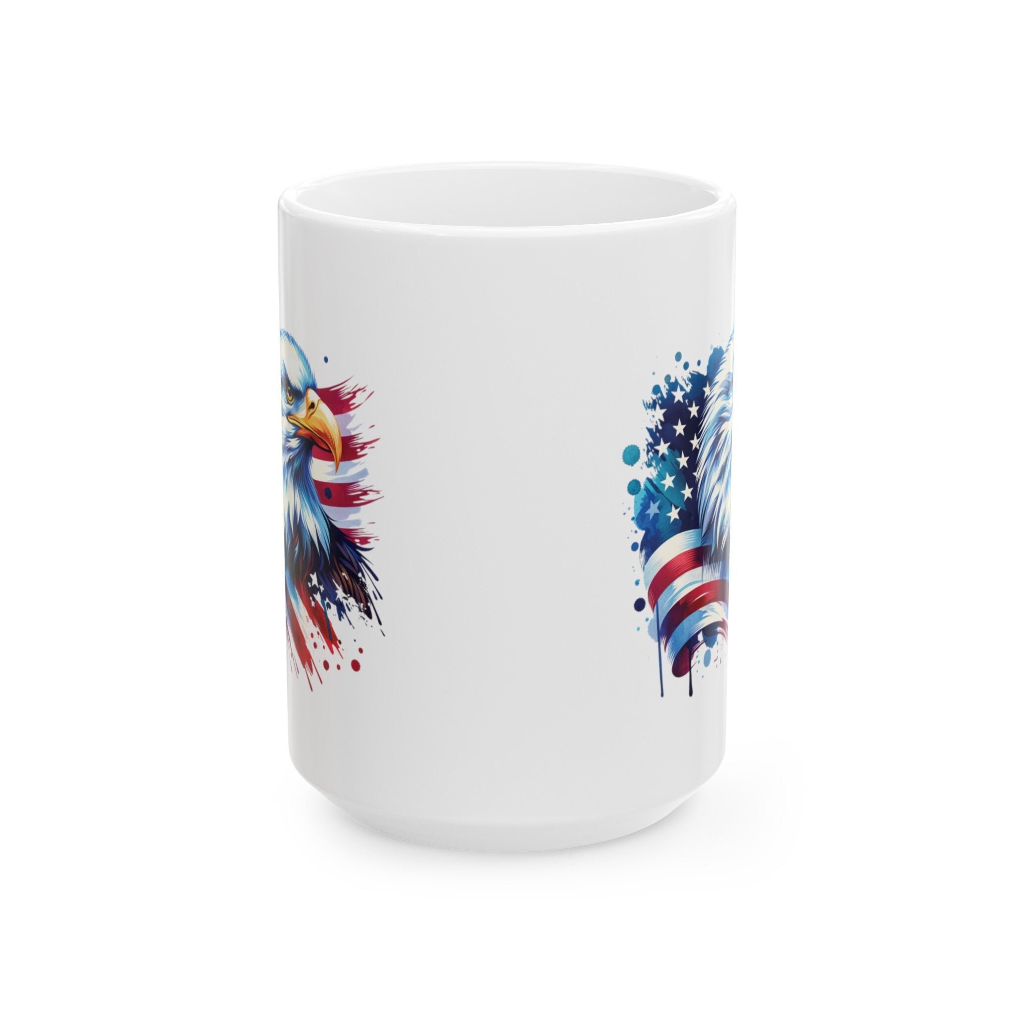 Patriotic Bald Eagle Mug | American Flag Mug | Eagle Mug | Patriotic ...