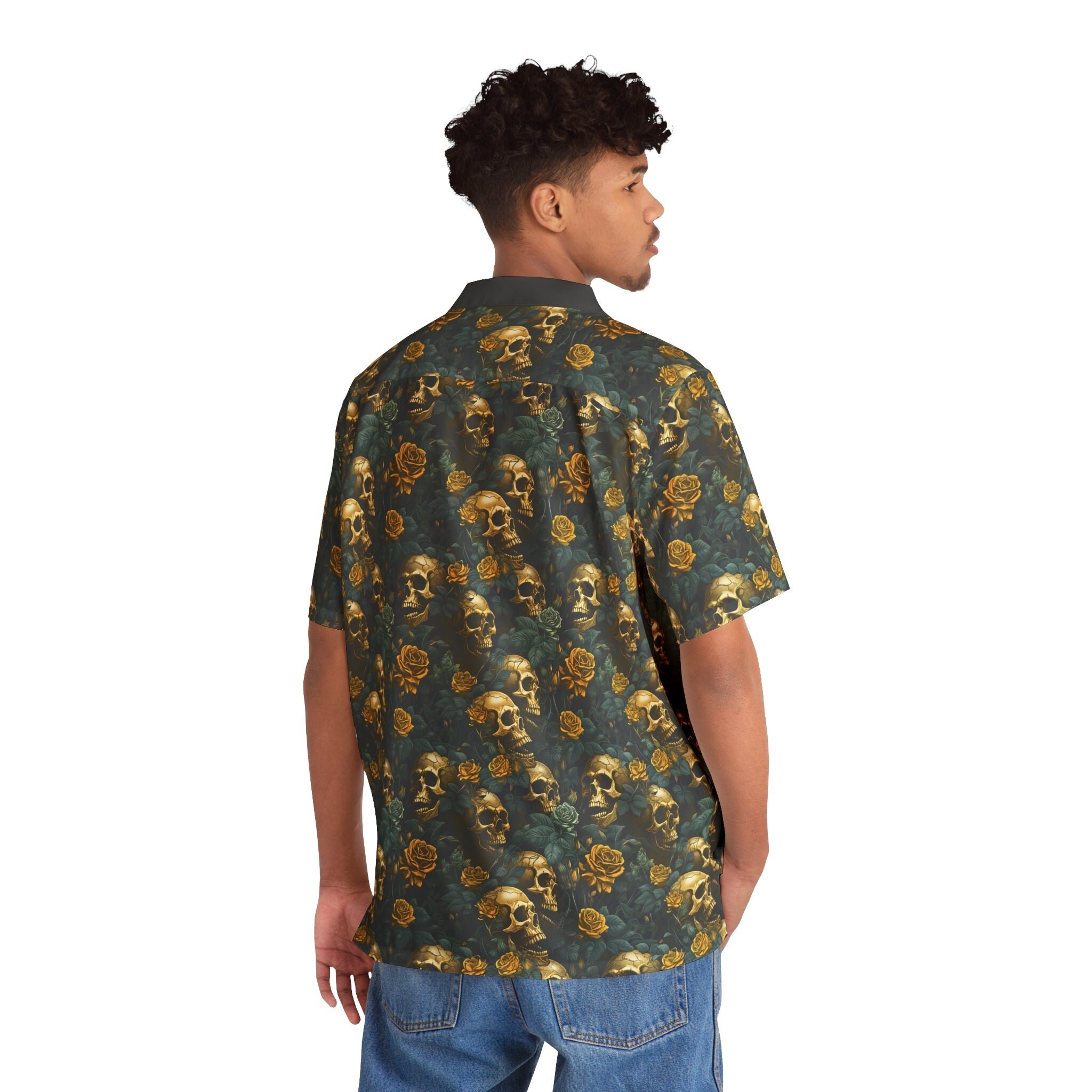 Skull Button up | Premium Shirt | Fall Collection - Etsy