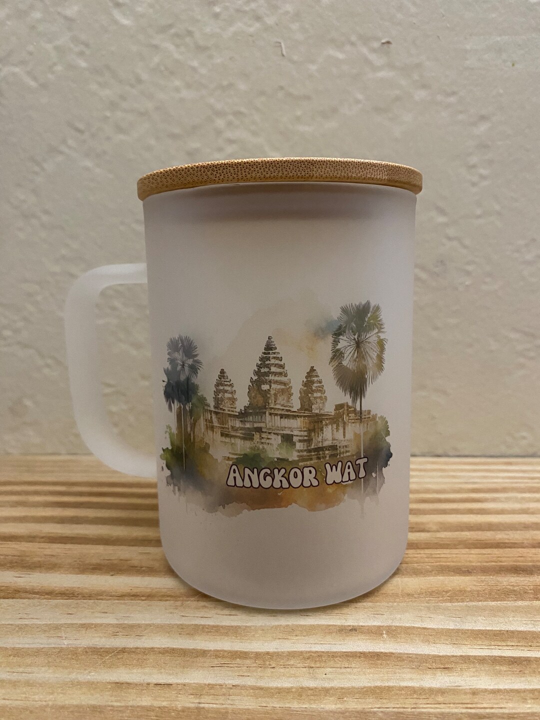 Angkor Wat | 15oz Frosted Glass Mug | Gift Idea - Etsy