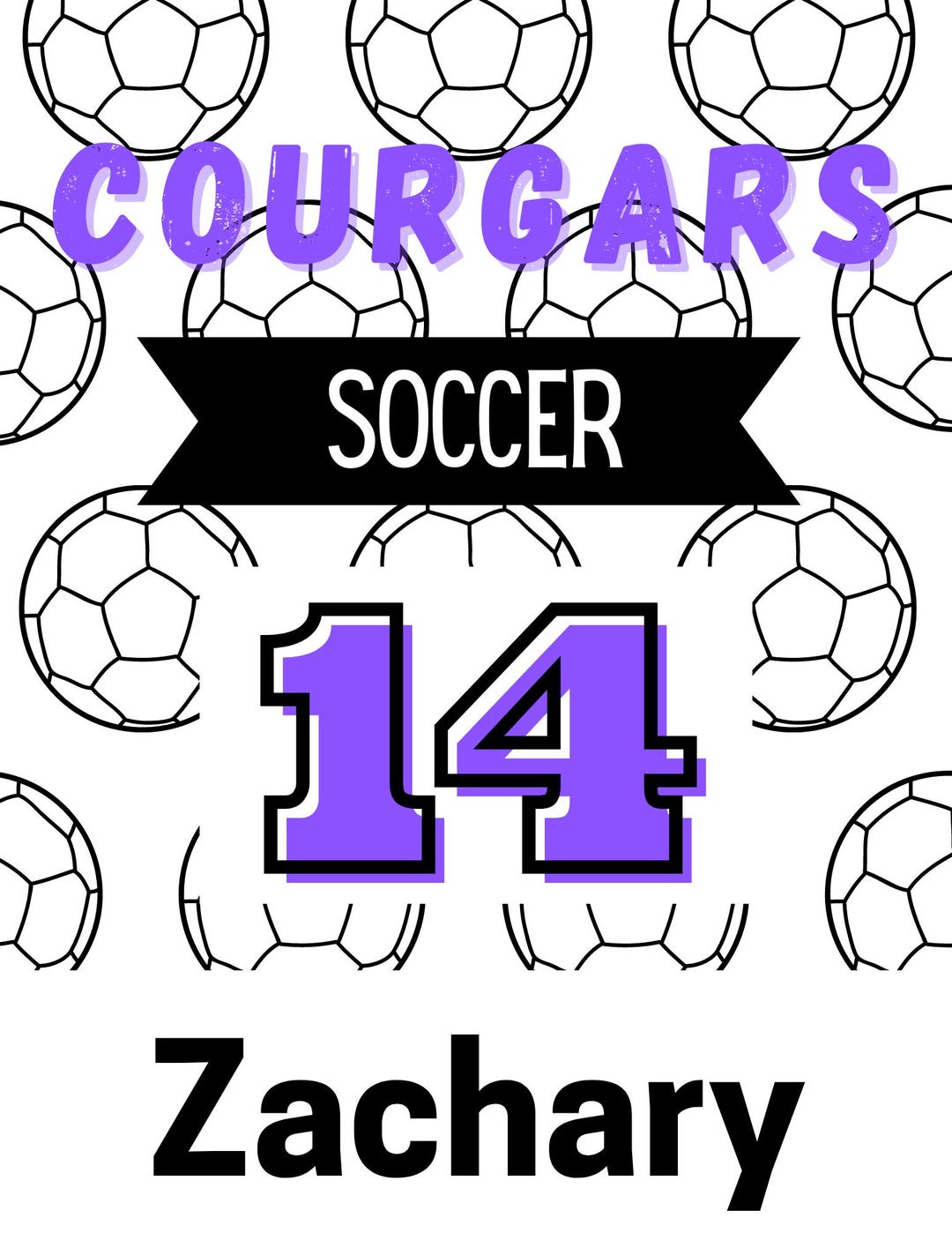Soccer Locker Sign, Locker Room, Door Decoration Sign, School Spirit ...