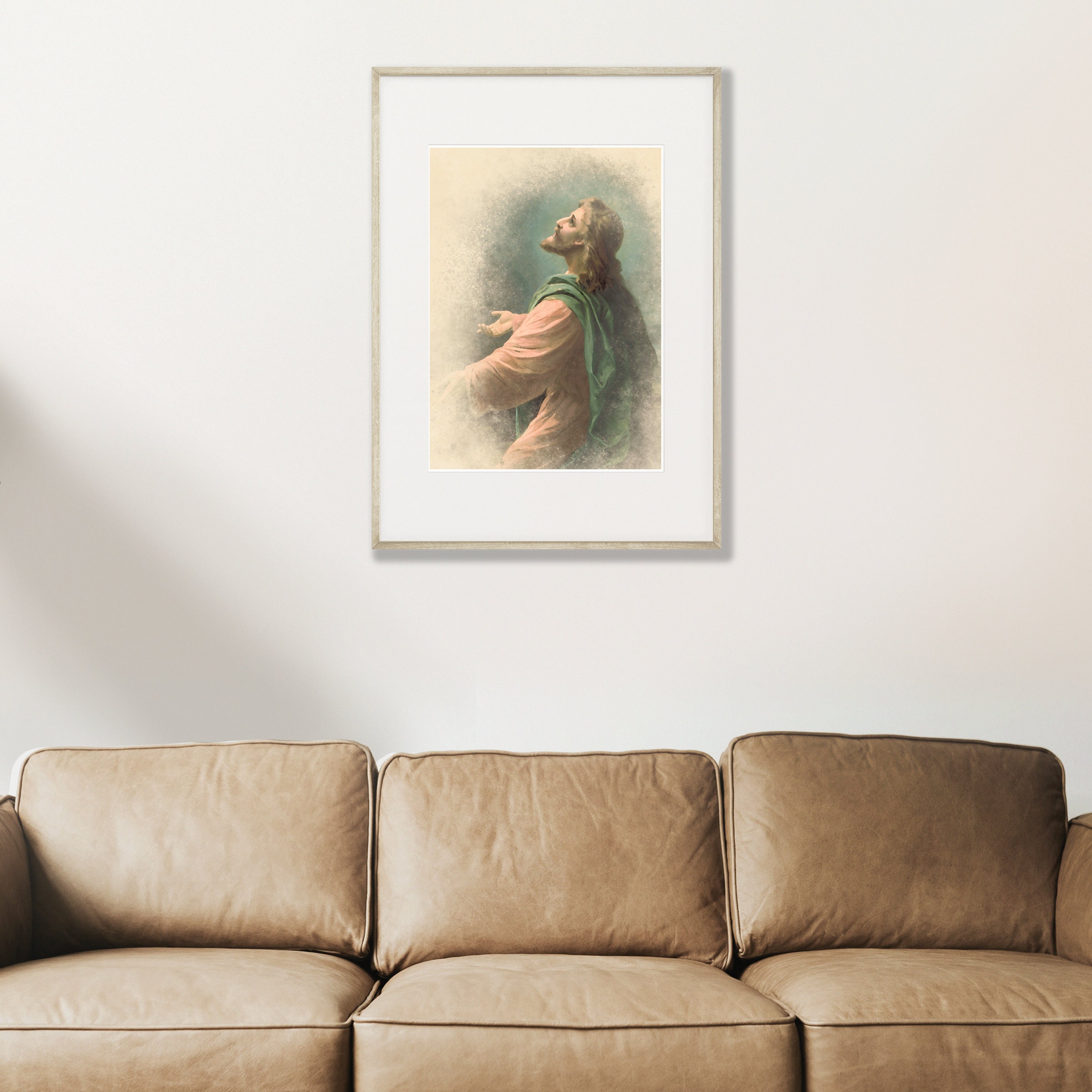 Printable Jesus Painting, Jesus Art, Jesus Wall Art, Picture of Jesus ...