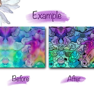 Colorful Reverse Coloring Pages, Mindfulness Activity, Creative ...