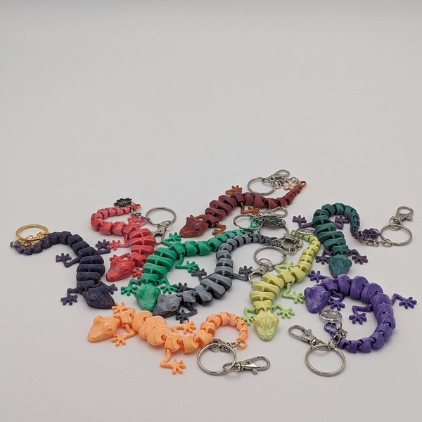 Lizard Keychain - Etsy