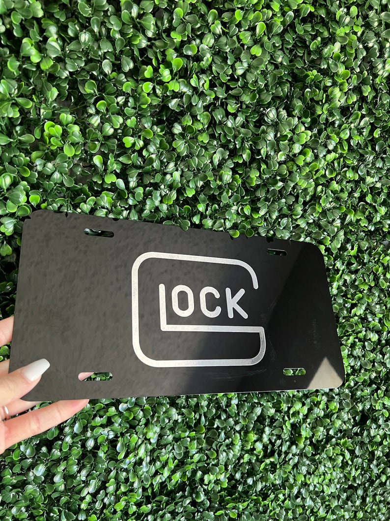 Glock Logo License Plate - Etsy