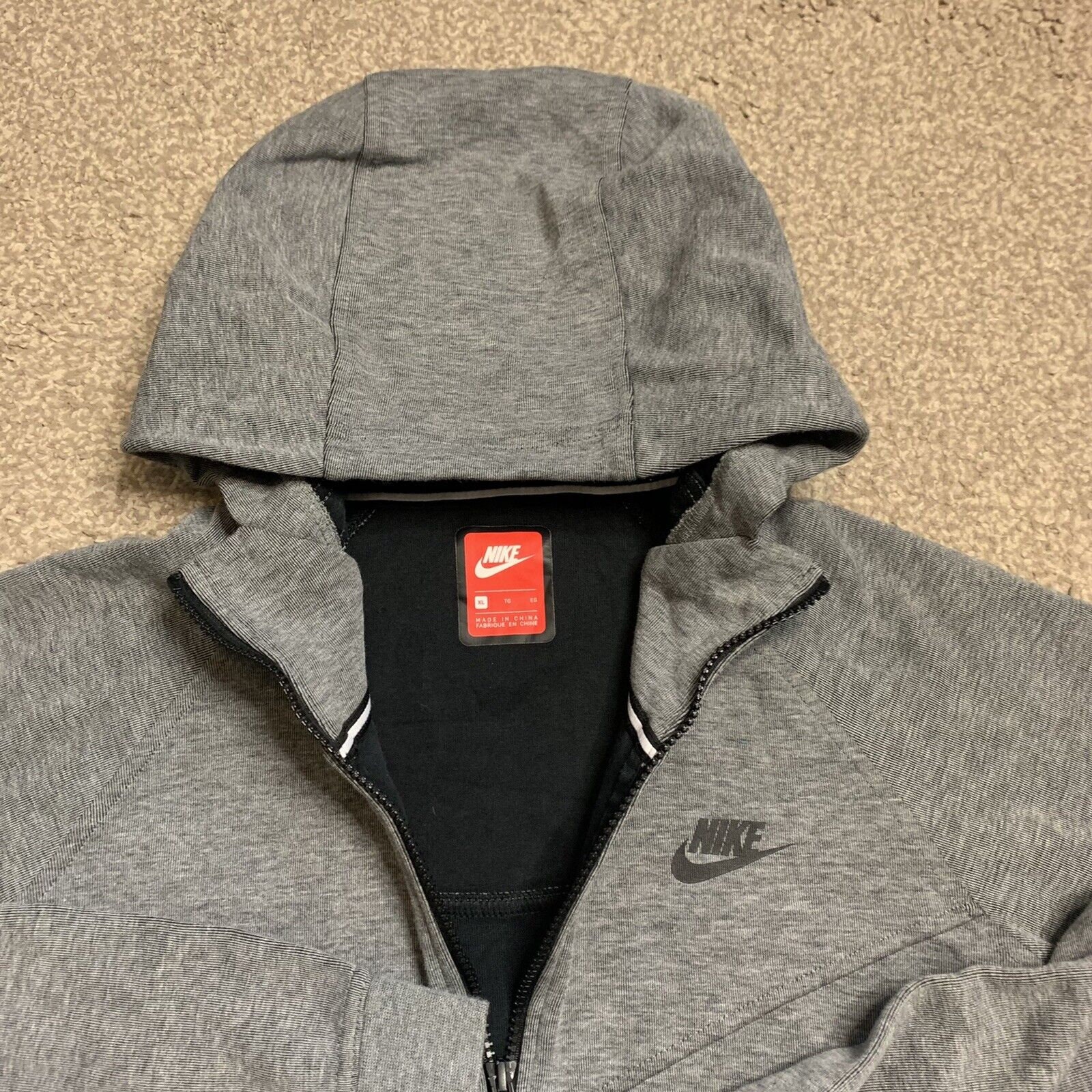 Nike Tech Fleece Hoodie Jumper Sweatshirt Full Zip Tracksuit Top Jacket ...