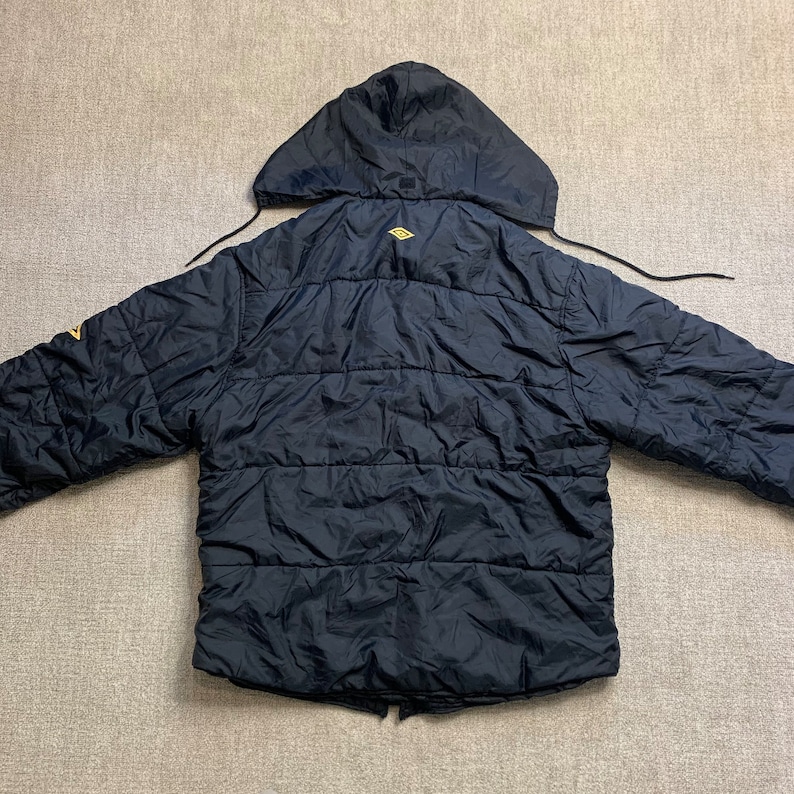 Umbro Puffer Jacket Coat Hooded Vintage Retro Poly Filled Y2K L - Etsy