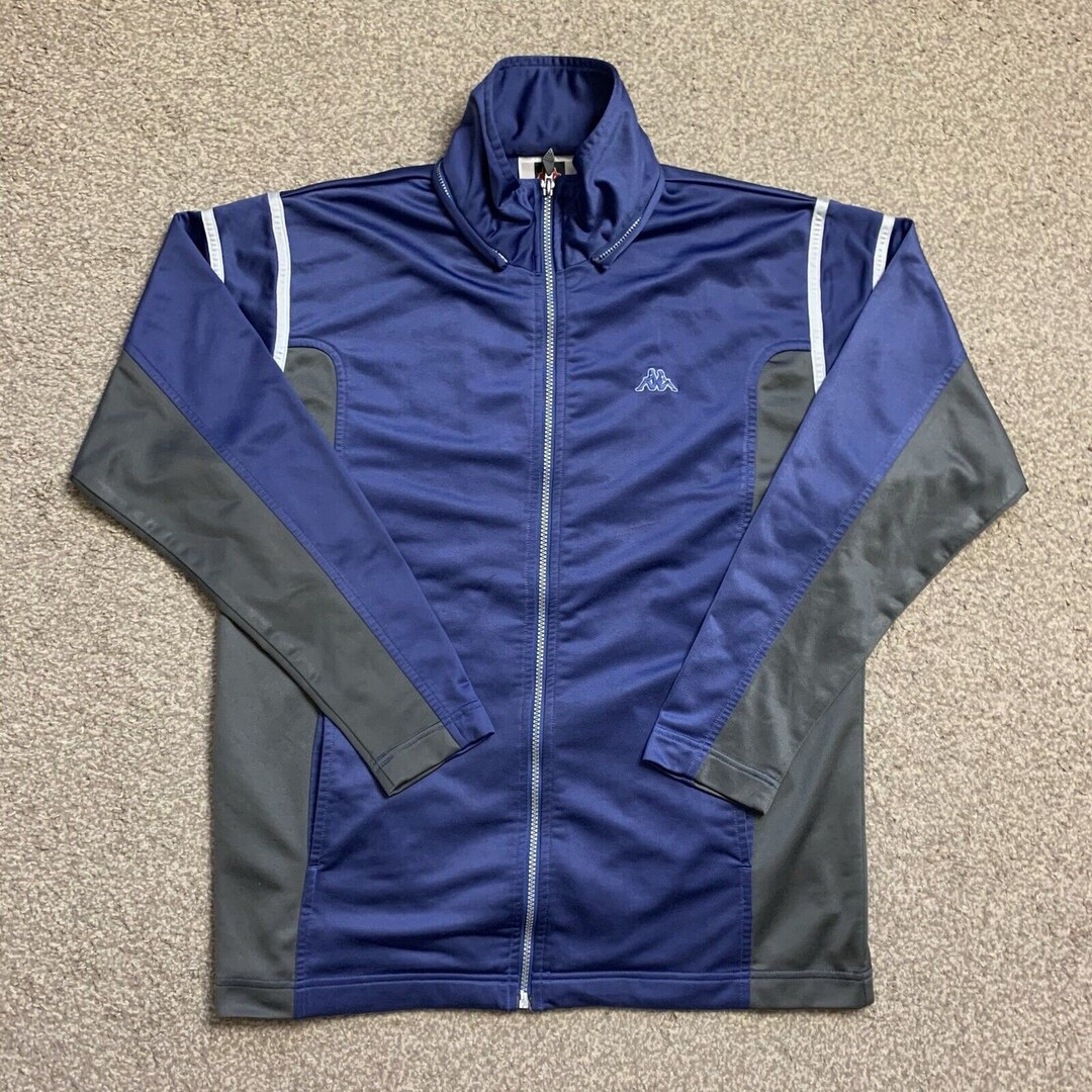 Kappa Tracksuit Top Track Jacket Vintage Festival Wavy Retro 90s M - Etsy
