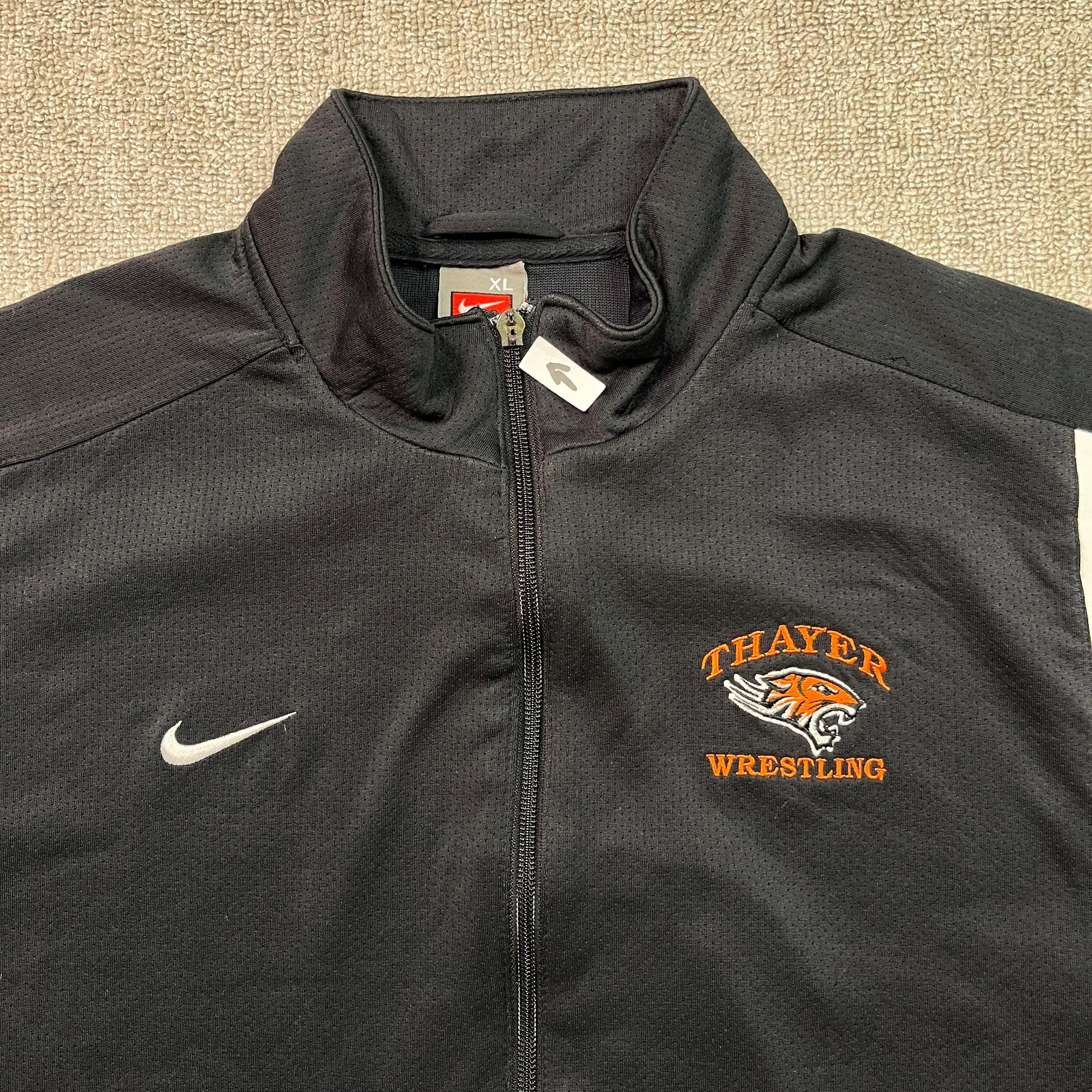 Nike Team Tracksuit Top Track Jacket Full Zip 2000s Vintage Breathable ...