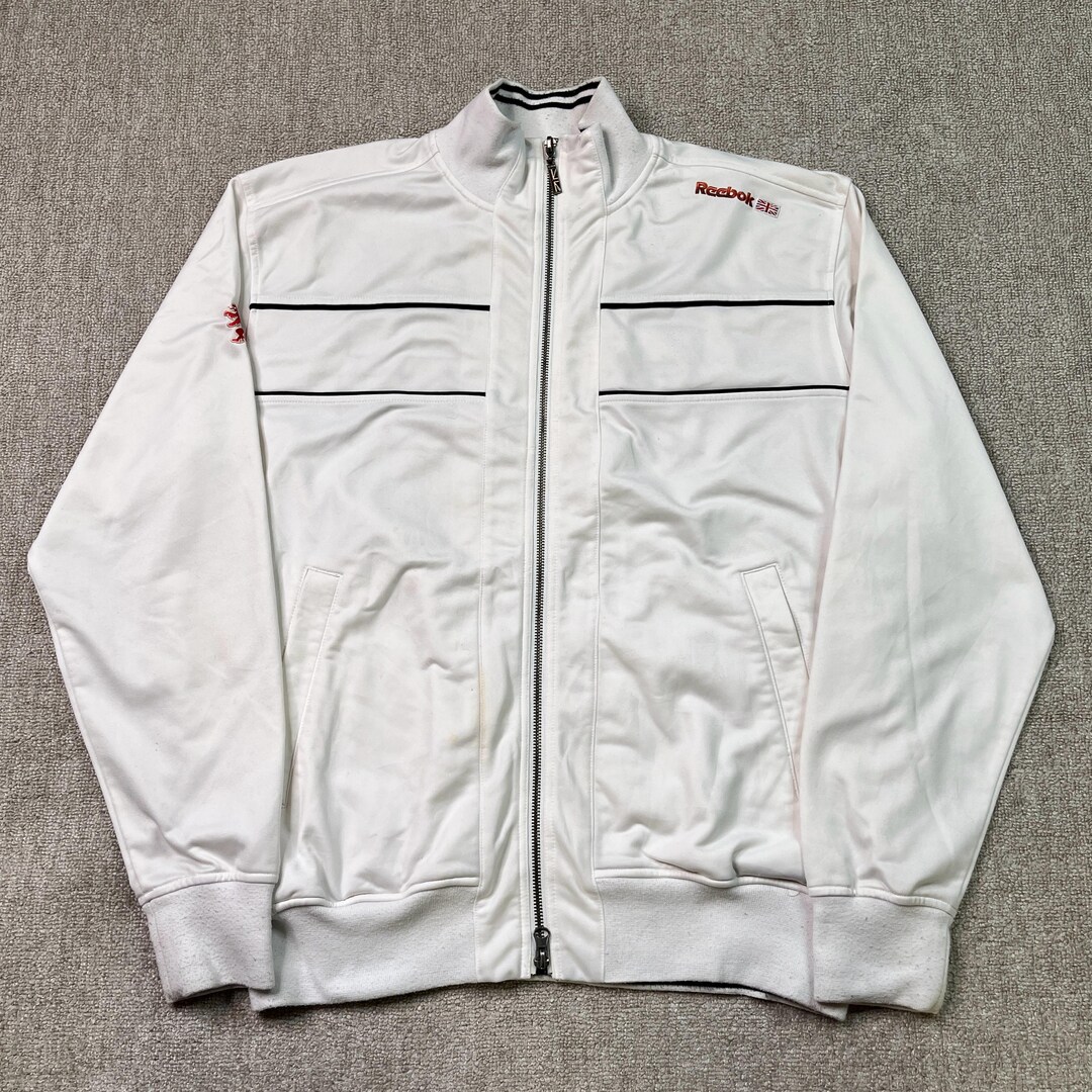 Reebok Classic Track Jacket Tracksuit Top Union Jack Full Zip England ...