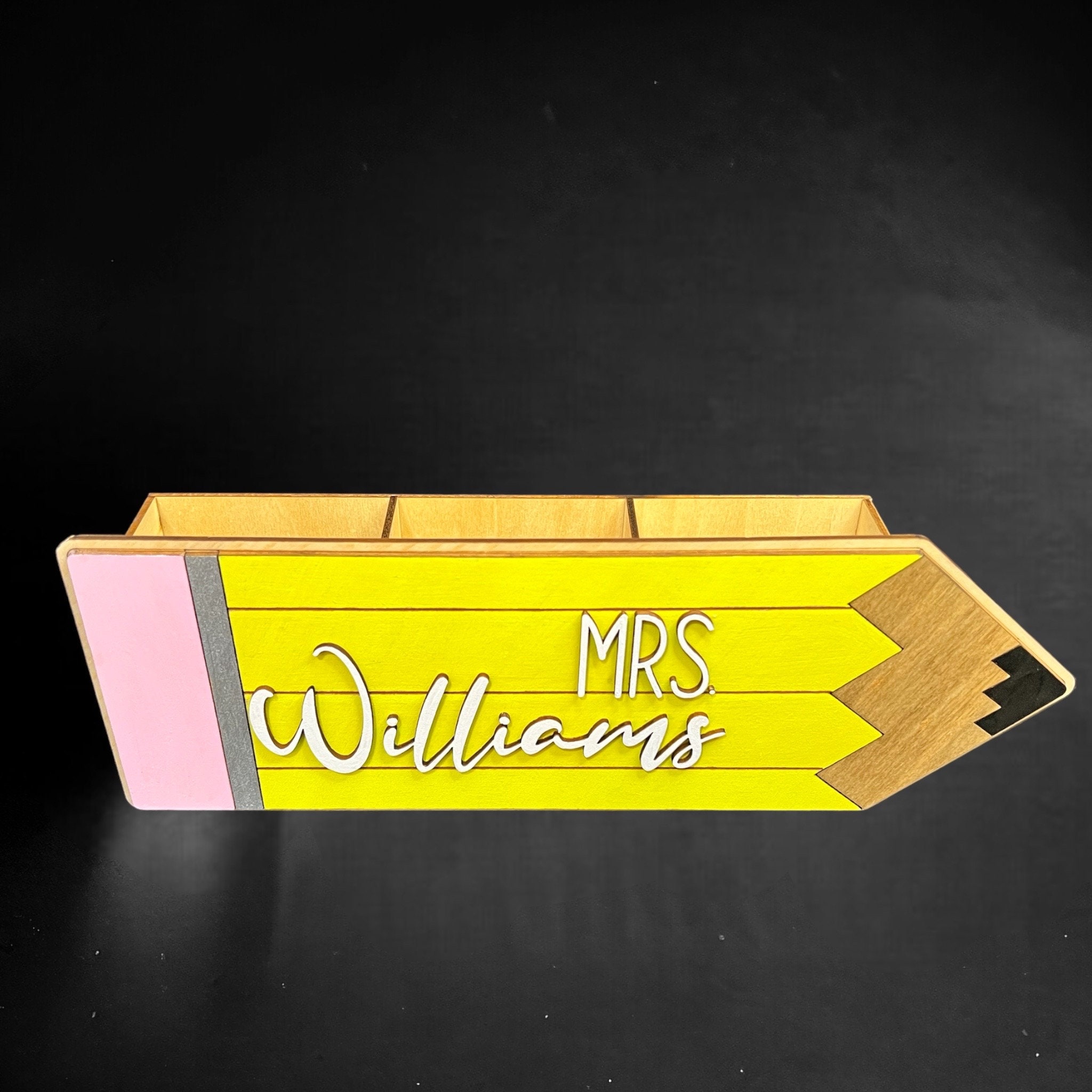 Personalized Teacher Desk Caddy, Desk Caddy, Personalized Teacher Gift ...
