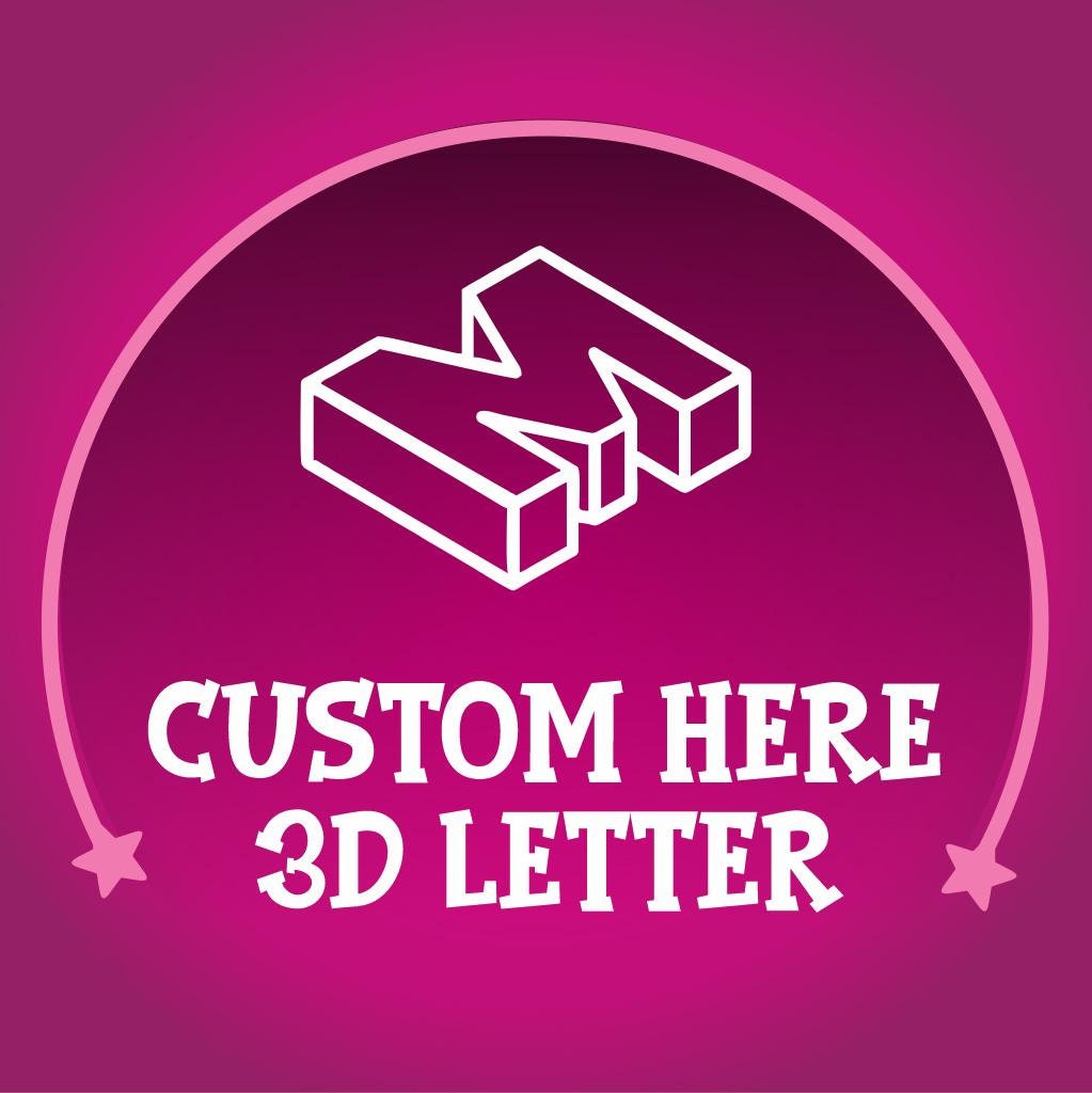 Custom 3d Letter - Etsy