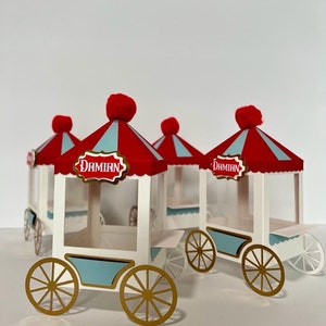 Circus Favor Box, Circus Party, Carnival Favor Box, Carnival Party ...