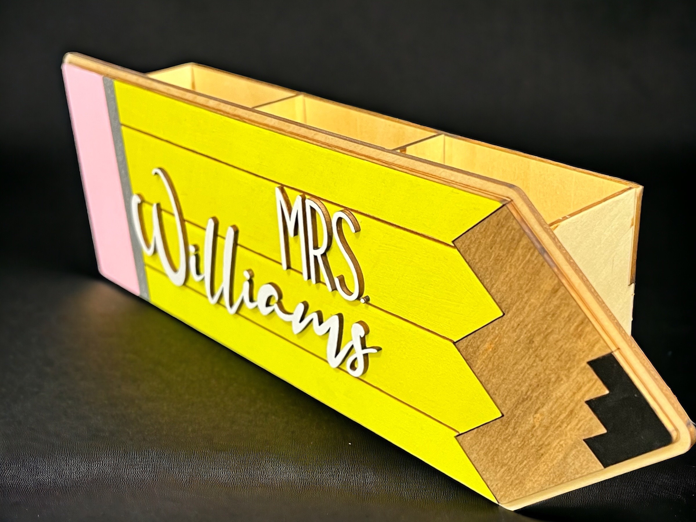 Personalized Teacher Desk Caddy, Desk Caddy, Personalized Teacher Gift ...