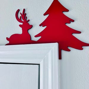 Christmas Door Corner Sign, Door Corner Sign, Christmas Door Sign ...