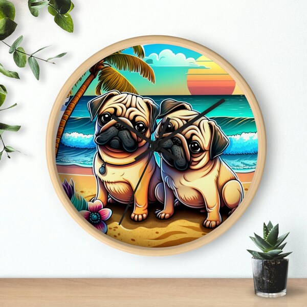 Pug Clock - Etsy