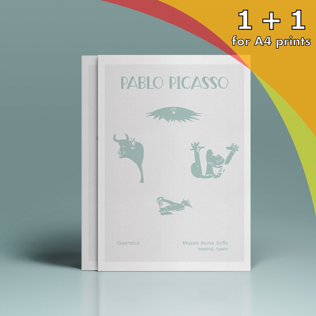 Pablo Picasso Guernica Digital Poster Wall Art Print - Etsy