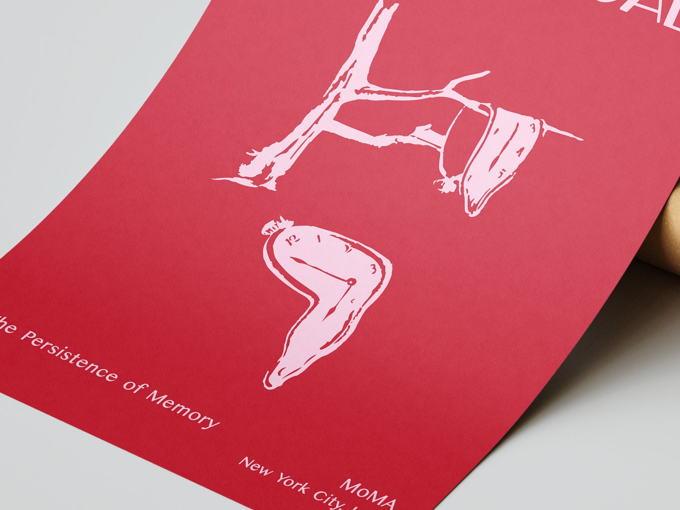 Salvador Dali the Persistence of Memory Poster Clocks Wall Art Print - Etsy