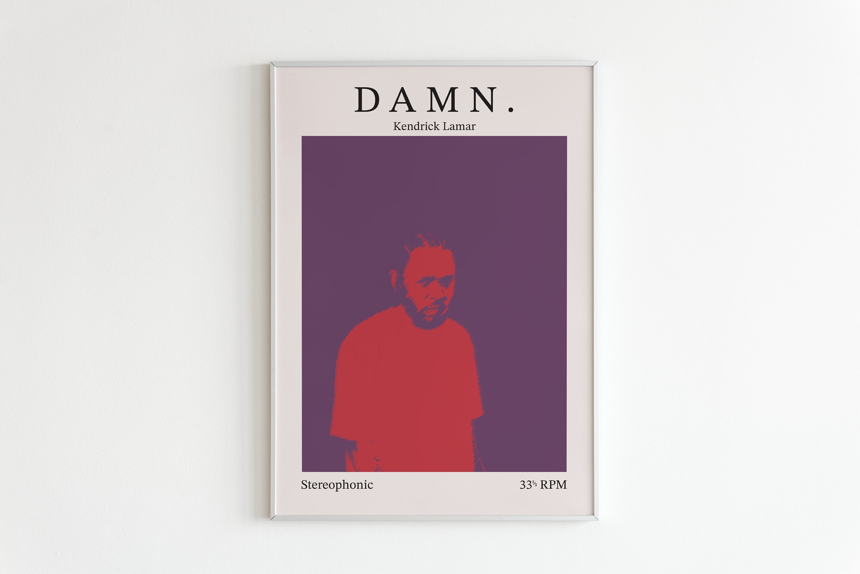 Kendrick Lamar Damn Poster Wall Art Print - Etsy