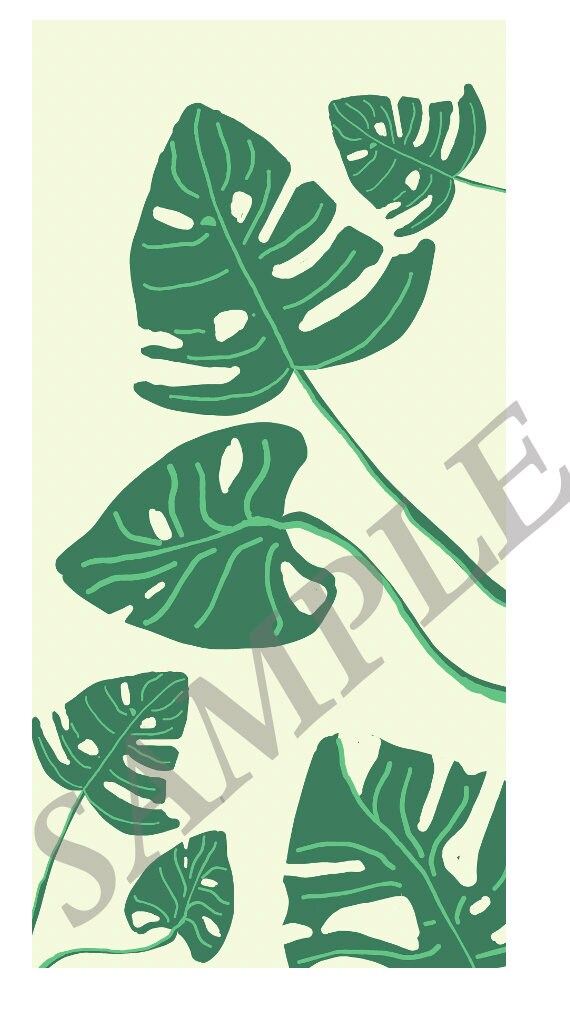Plant Print Phone Wallpaper Digital Download - Etsy