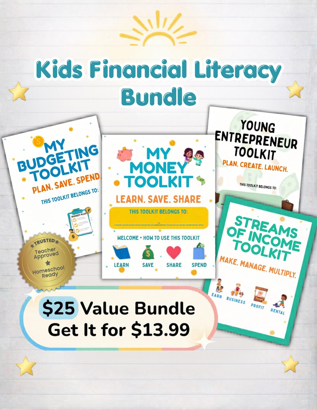 BUNDLE Kids Financial Literacy for Kids - Etsy