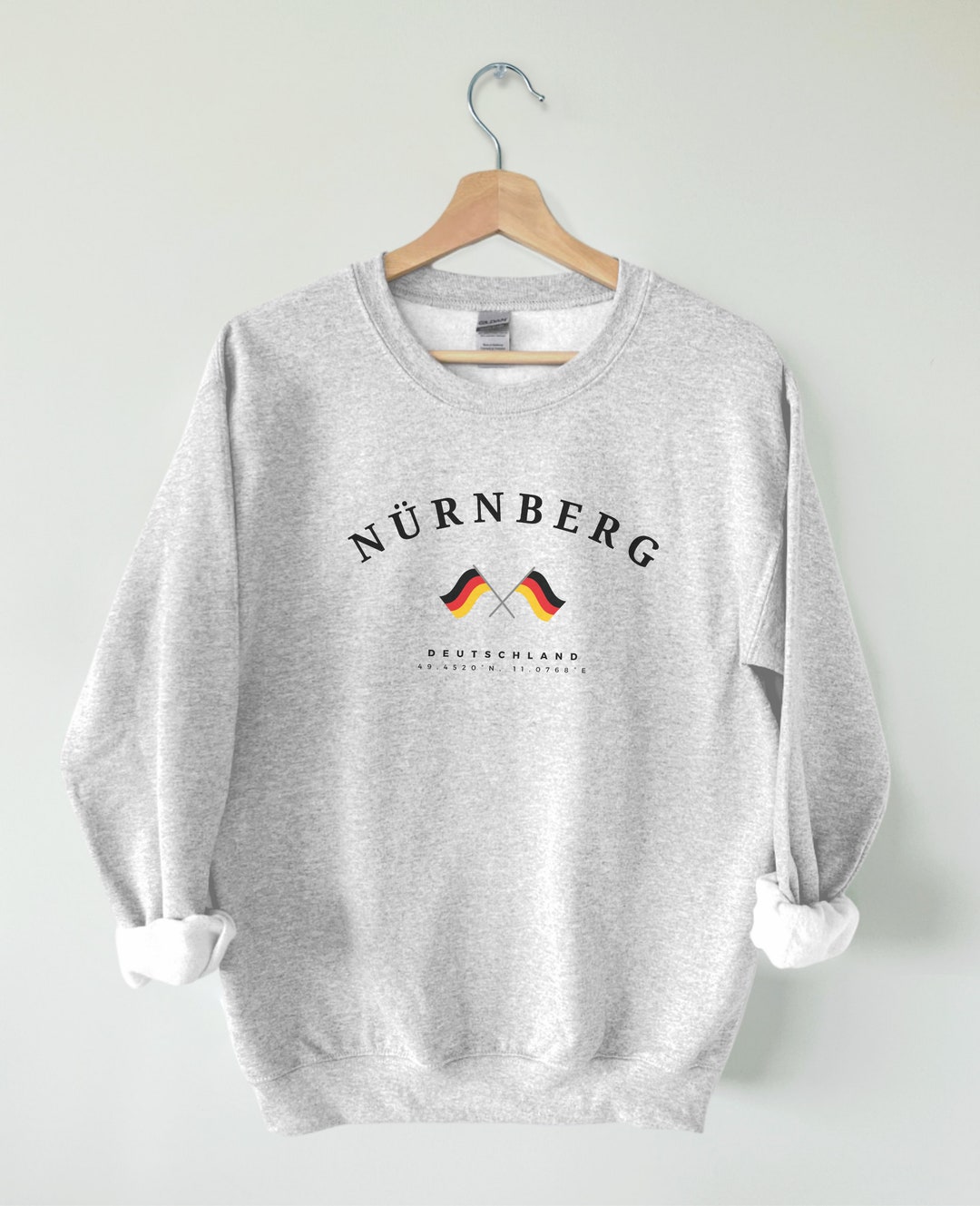 Nuremberg Sweatshirt, Nuremberg Sweater, Germany Sweater, Germany ...