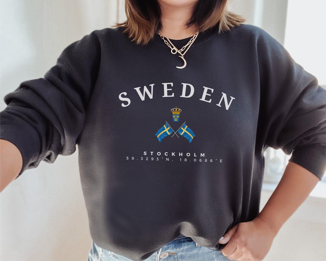 Sweden Sweatshirt, Swedish Sweater, Skandinavian, Sweden, Gift, Nordic ...