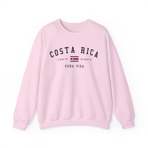Costa Rica Central America Sweatshirt, Costa Rica Pura, Pura Vida Shirt ...