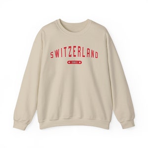 Switzerland Sweatshirt, Switzerland, Schweiz Shirt, Swiss Shirt, Swiss ...