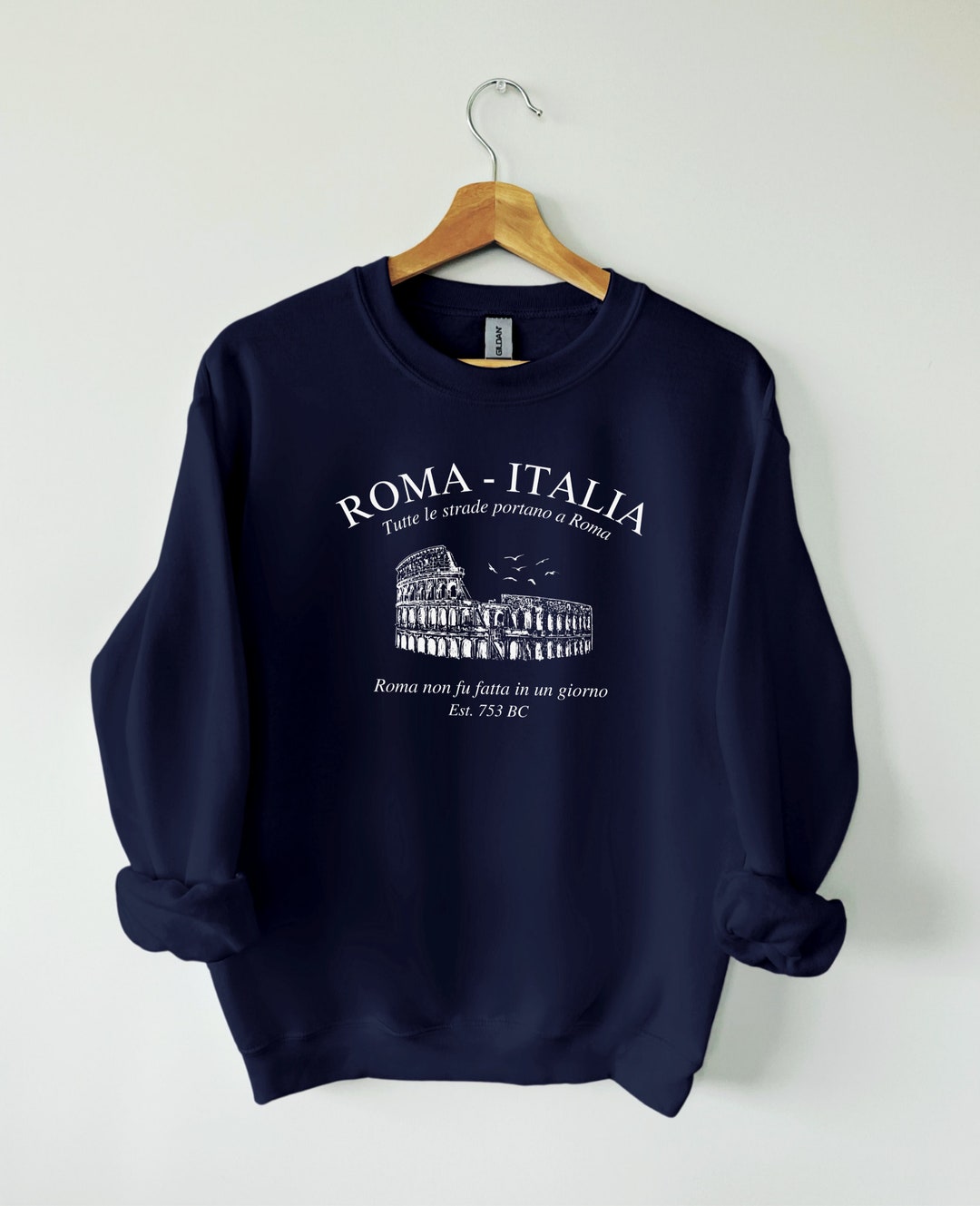 Rome Sweatshirt, Unisex Sweater, Italy, Italy Sweater, Roma Italia ...