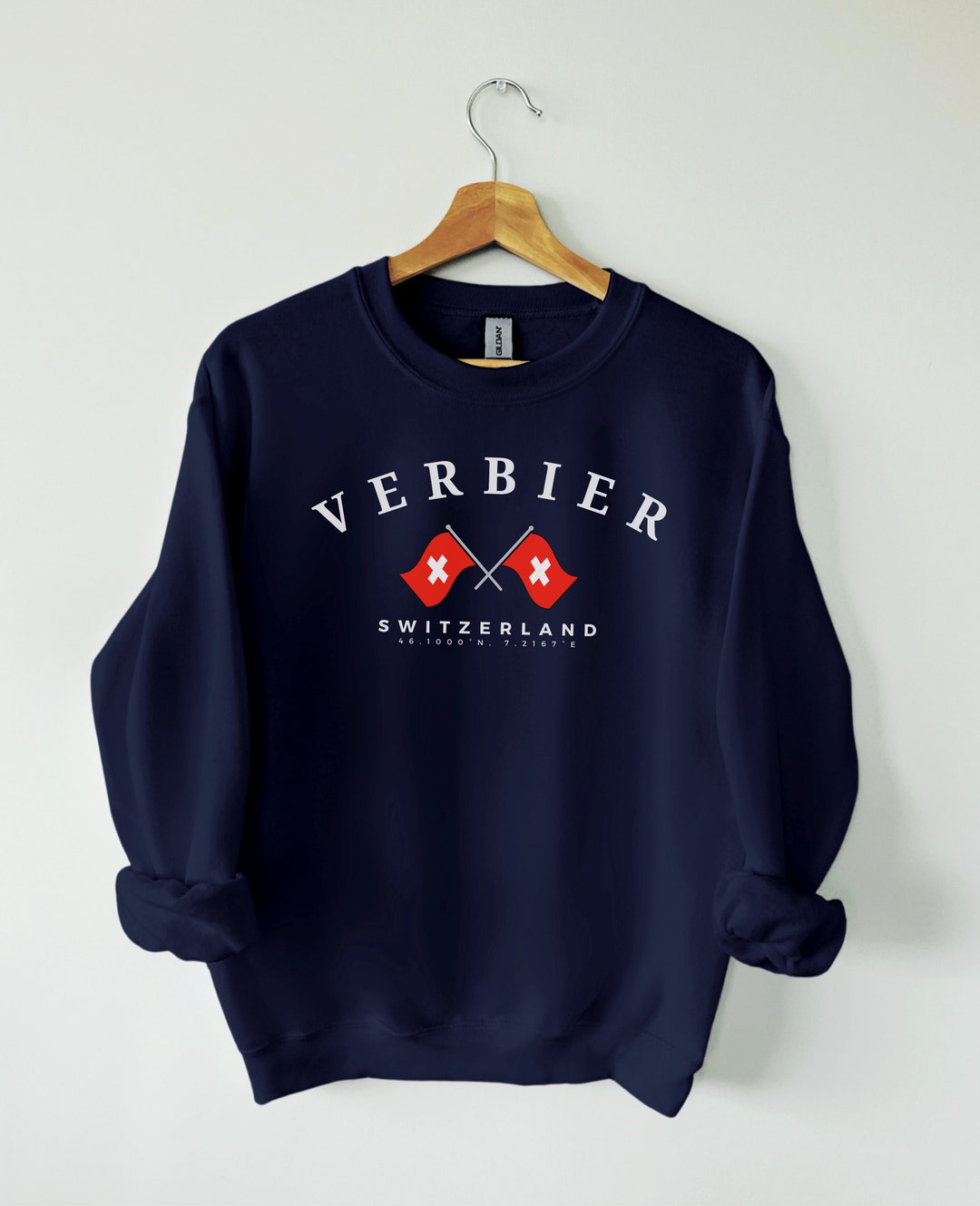 Verbier Sweatshirt, Verbier Switzerland, Schweiz, Suisse, Swiss Shirt ...