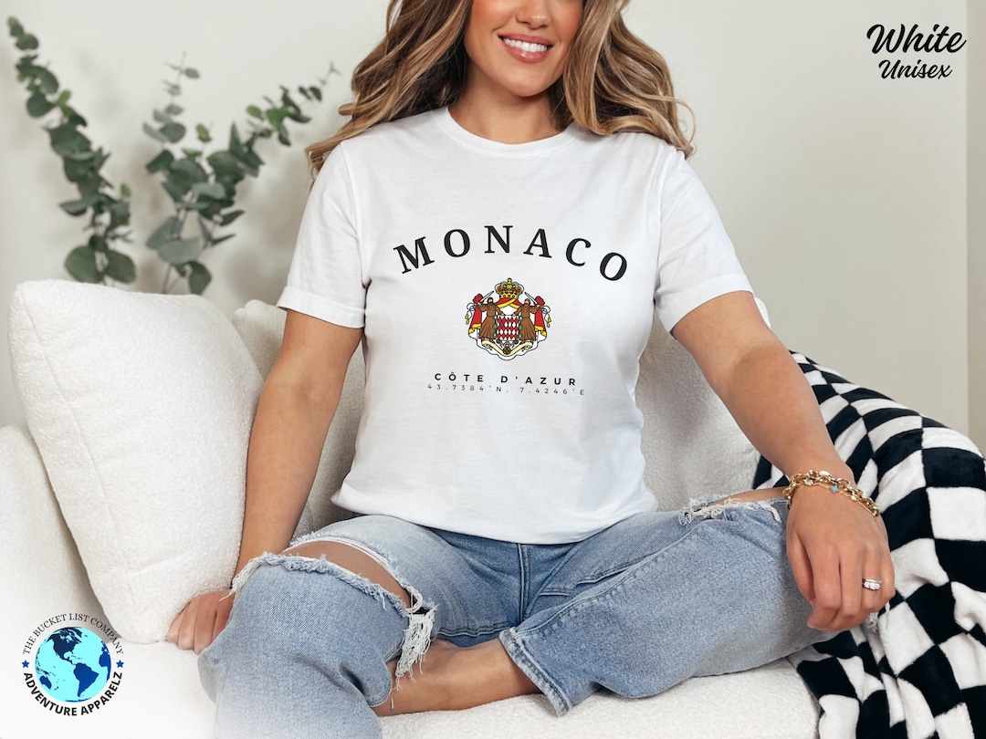 Monaco Shirt, Monaco France, Monte Carlo Shirt, Monaco T-shirt, Grand ...