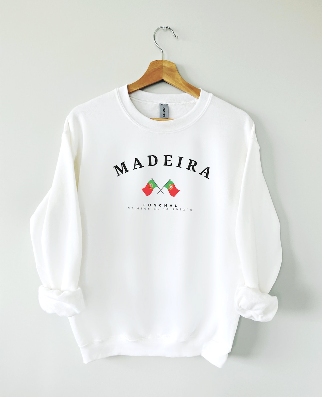 Madeira Sweatshirt, Madeira Portugal Europe, Portugal Sweater, Portugal ...