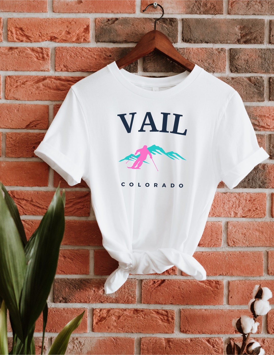Vail Unisex shirt, Vintage Ski T-Shirt, Vail Colorado, Estación de ...