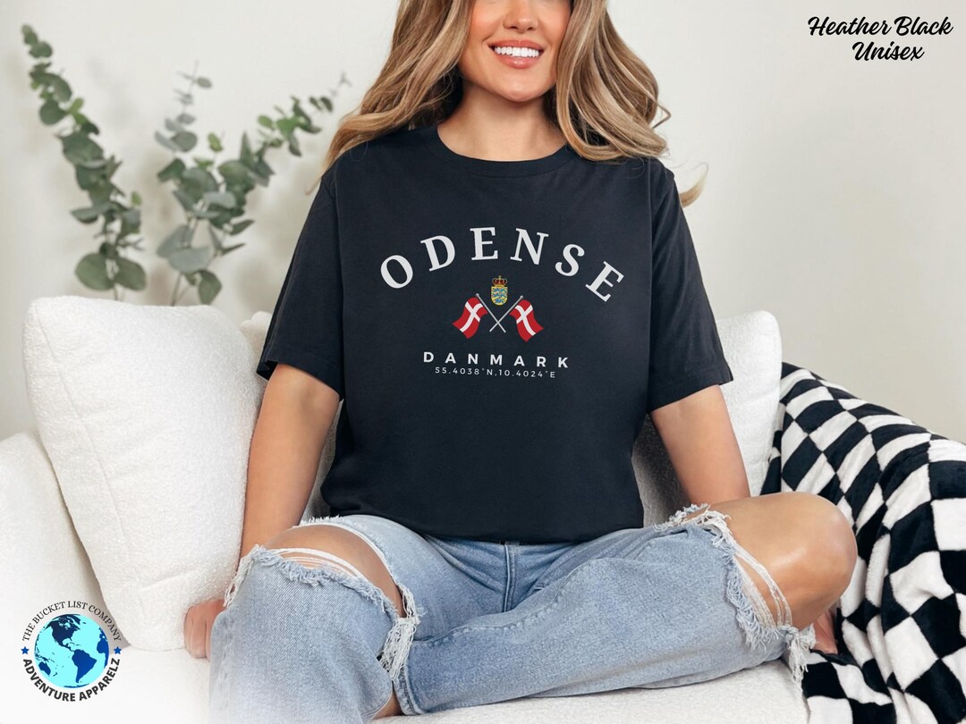 Odense T-shirt, Odense Souvenir, Denmark Shirt, Denmark Unisex T-shirt ...