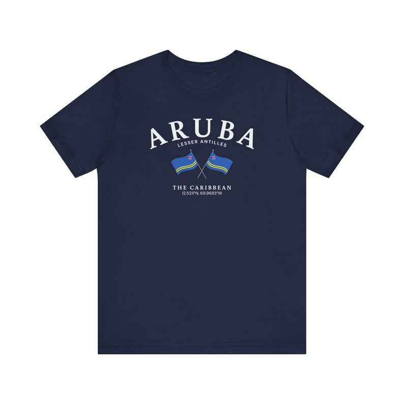 Aruba T-shirt, Aruba Caribbea, Aruba Shirt, Aruba Flag T-shirt, Unisex ...